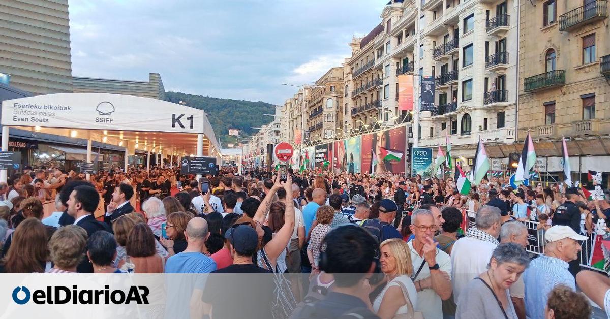 Cientos de manifestantes denuncian el genocidio en Gaza en la alfombra ...