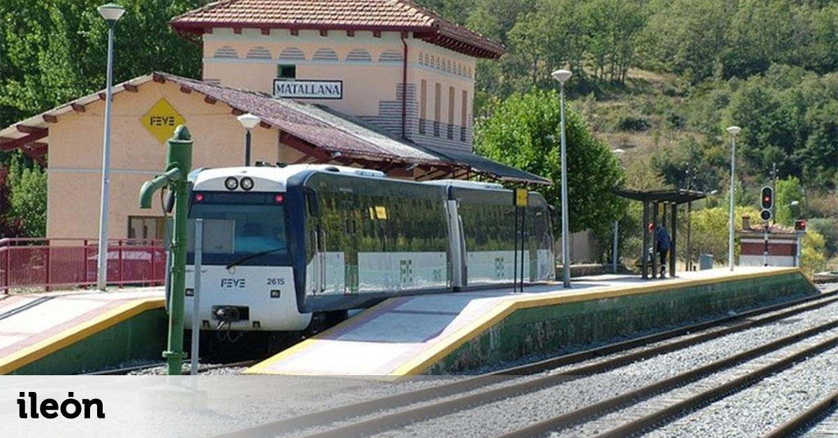 Los trenes de Feve en León volverán a circular al 50% a partir del ...