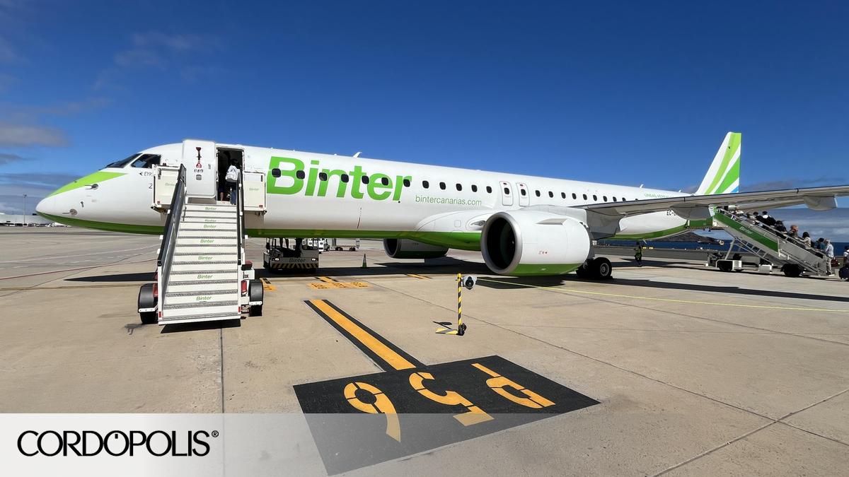 Binter lanza una oferta para volar entre Córdoba y Canarias por 65 euros