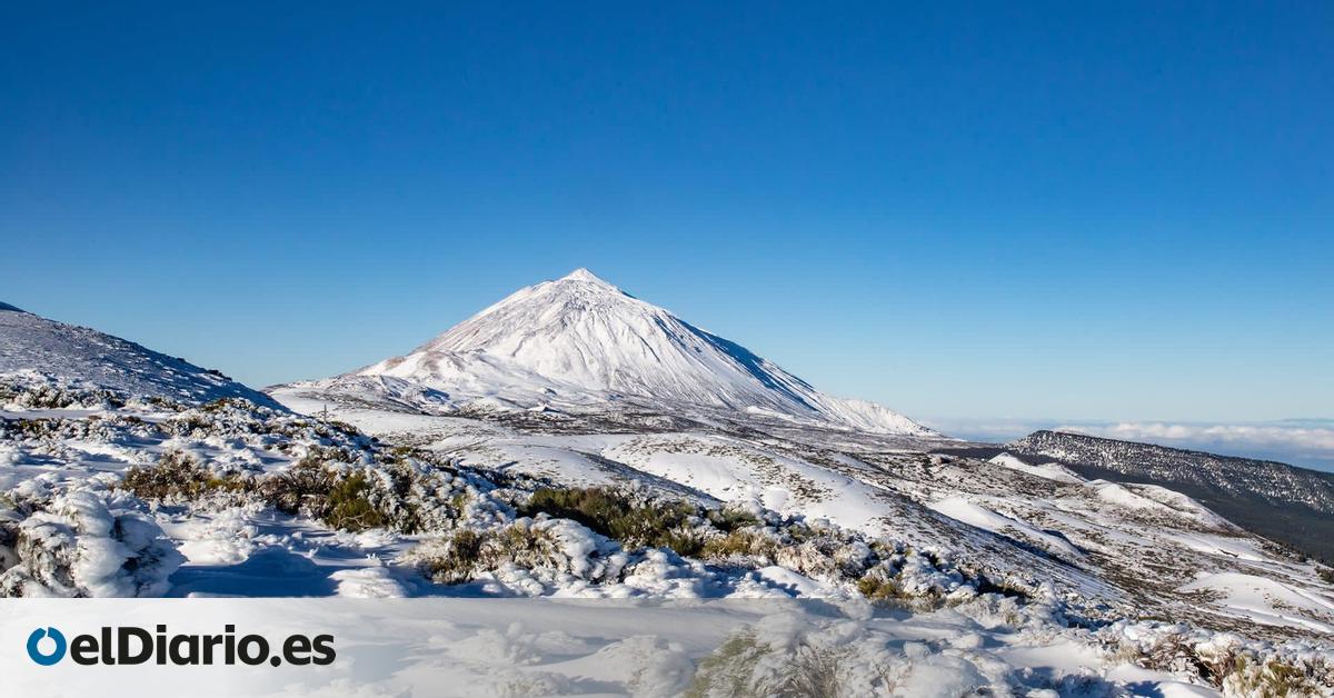 Las espectaculares imágenes del Teide después de la tormenta