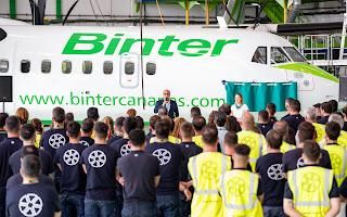 El Binter ‘Manolo Vieira’ ya vuela por el cielo de Canarias