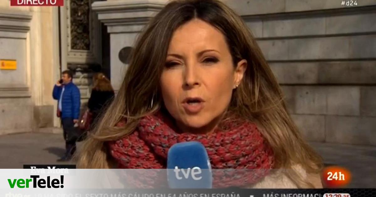 Eva Mora (TVE) denuncia el problema al que se enfrentó al informar de ...