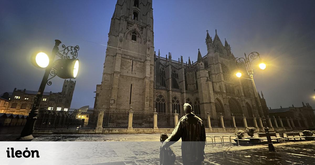 Postales de León nevado: las imágenes que deja la primera nevada del ...