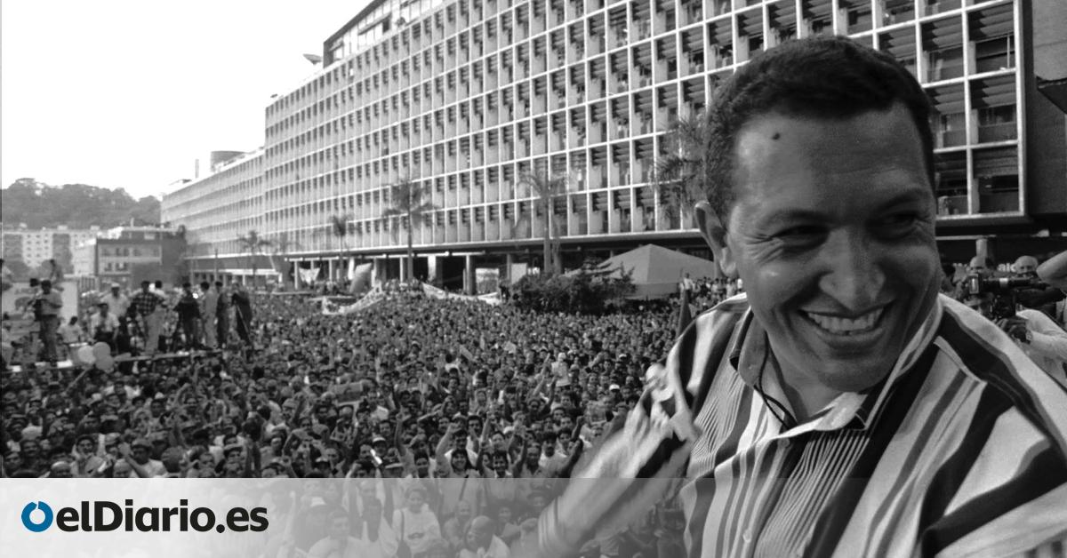 Fotogalería: la calle y Hugo Chávez