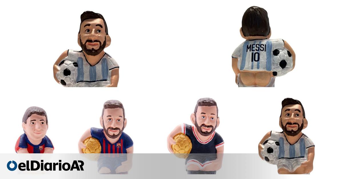 Messi con la camiseta de Argentina, nueva figura del caganer, el ...