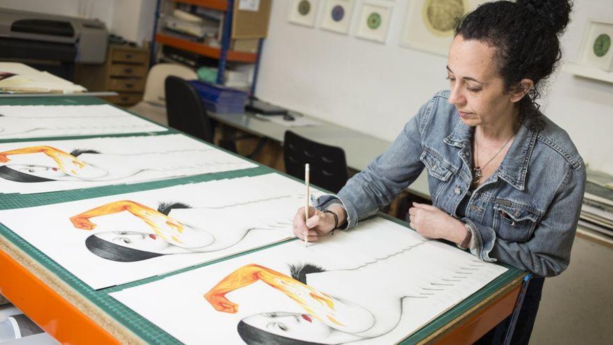 La valenciana Ana Juan ilustra la guerra en Ucrania para 'The New Yorker'