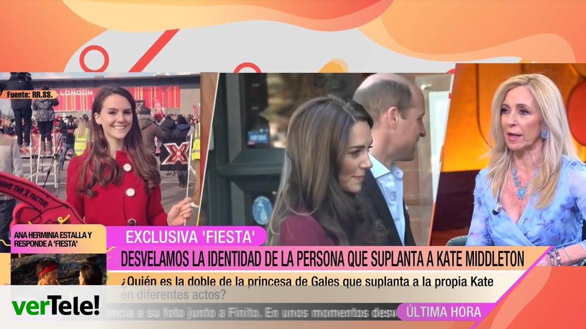 'Fiesta' habló de la doble de Kate Middleton que salió de 'Factor X' y ...