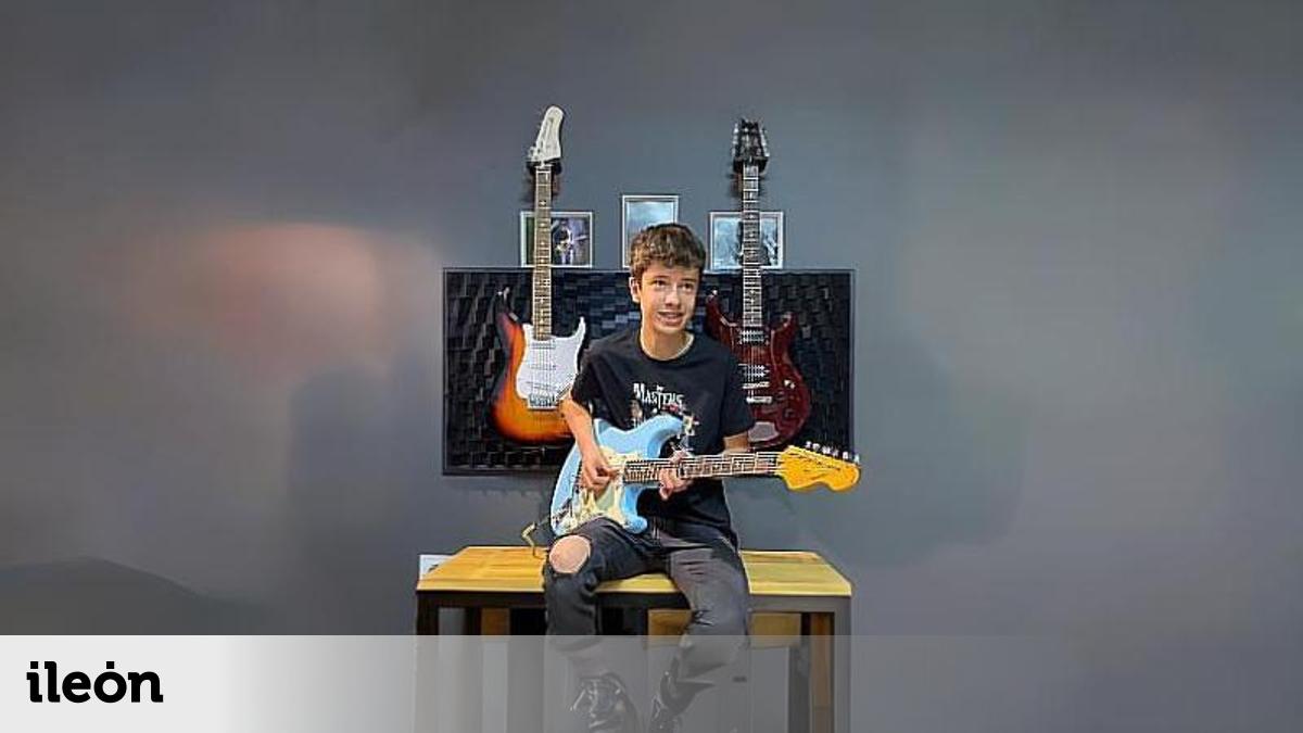 Alex Robles, el joven guitarrista leonés de 14 años que busca plaza en ...