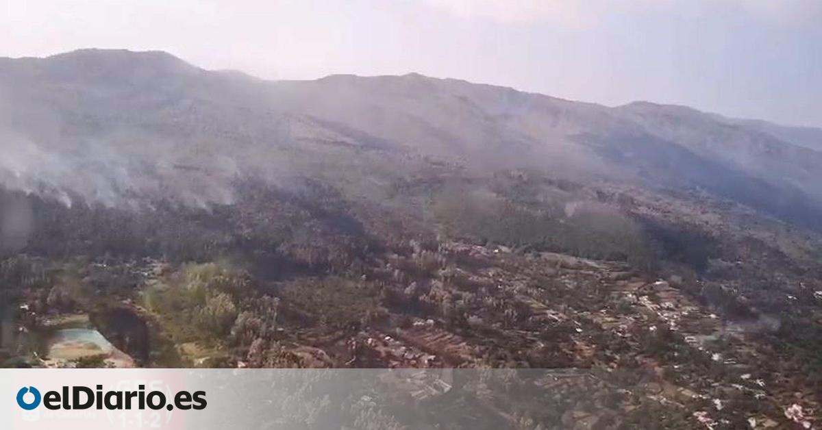 The fire in Tenerife goes to level 1 and remains in the hands of the ...