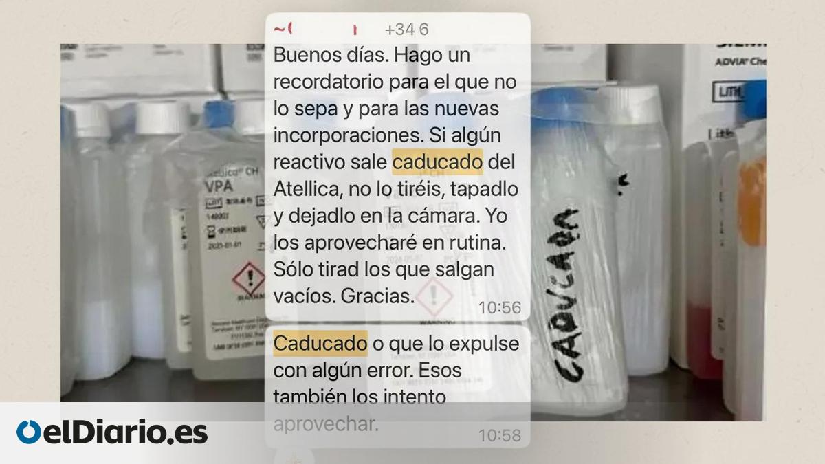 "Si sale caducado, no lo tiréis": así se instaba a usar material ...