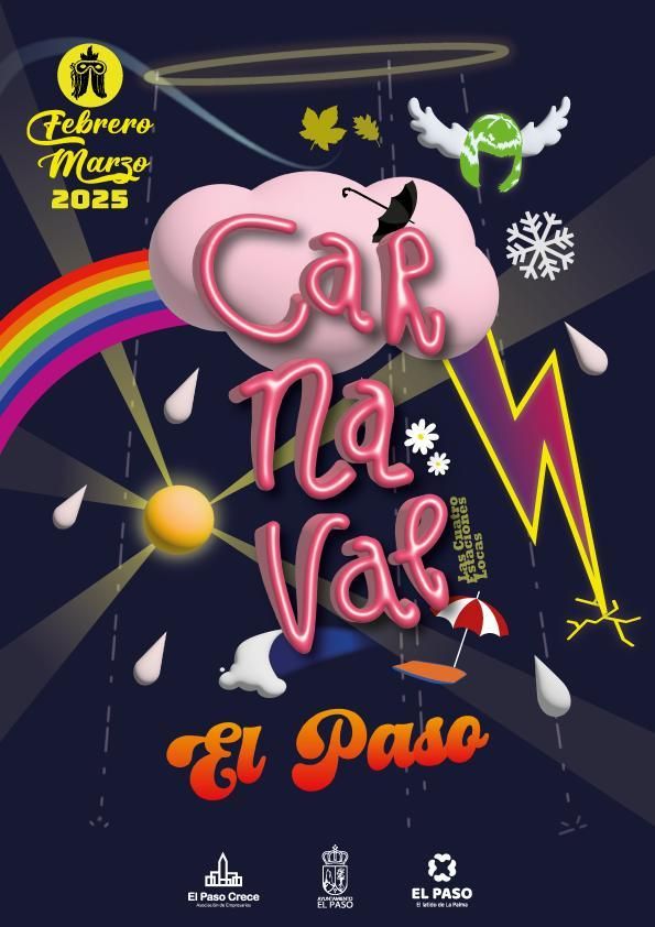 El carnaval palmero sale a la calle con la Fiesta de la Peluca de El Paso