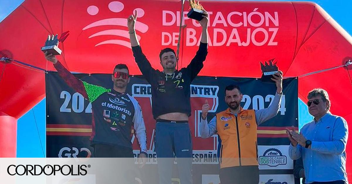 Enrique Pedraza, subcampeón del Nacional de Cros Country