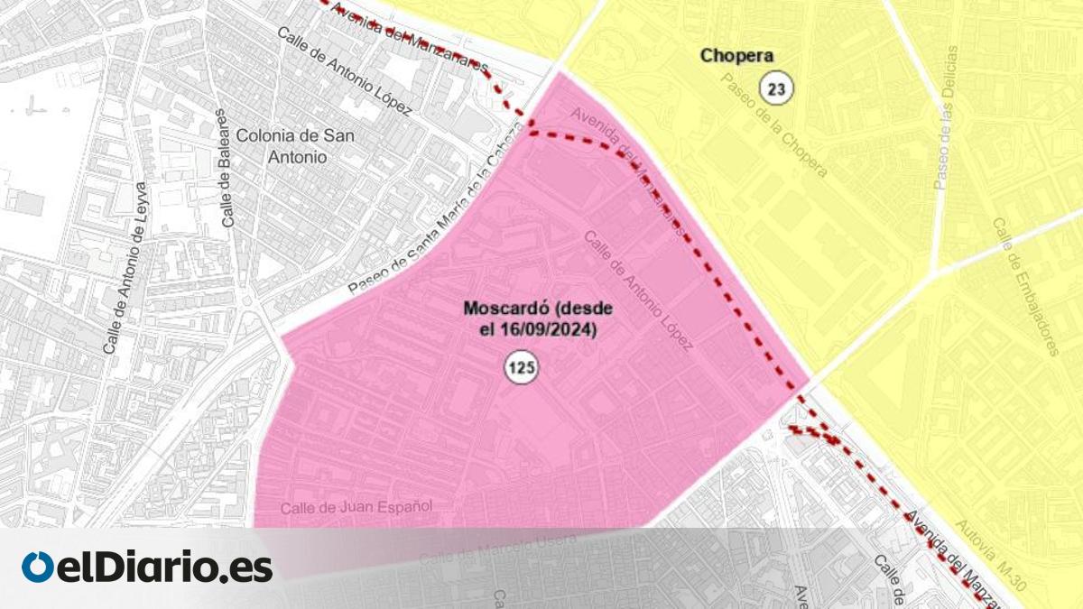 Usera estrena parquímetros en Moscardó: mapa y calles de zona SER con ...