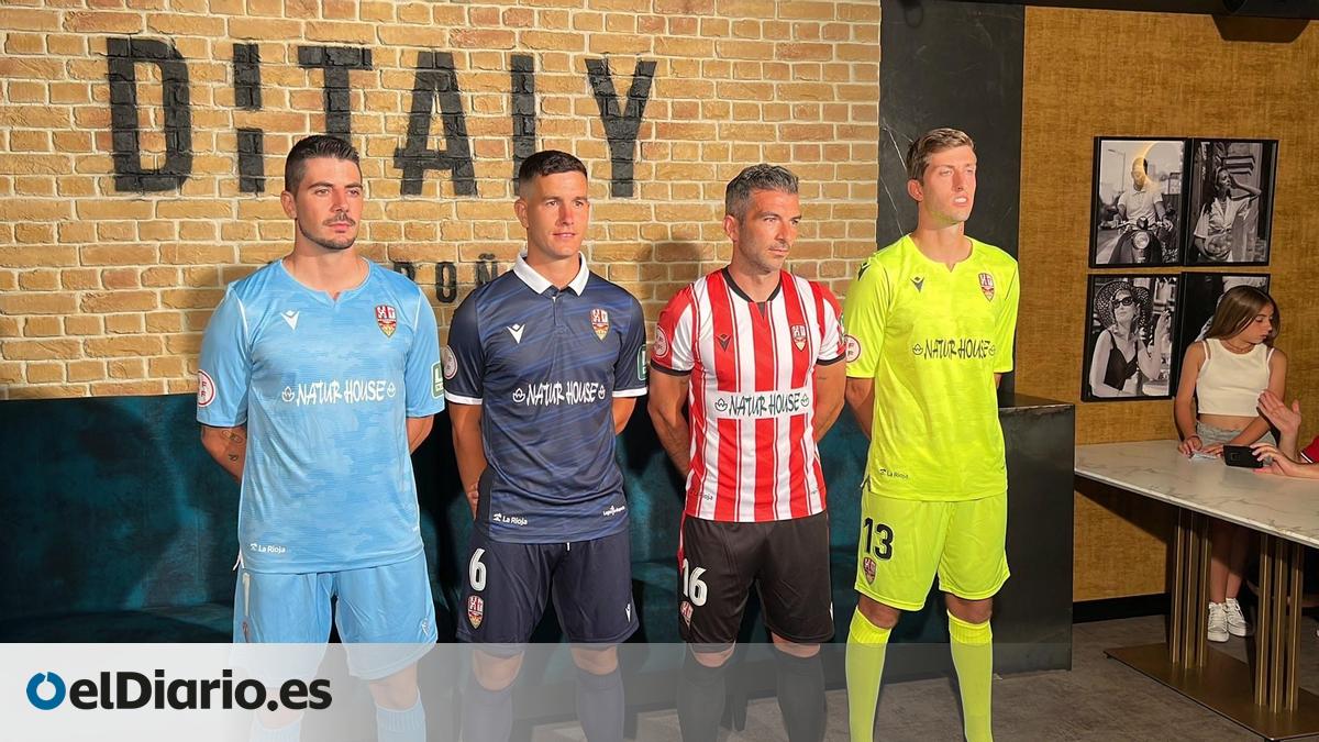 La UD Logroñés presenta sus nuevas camisetas