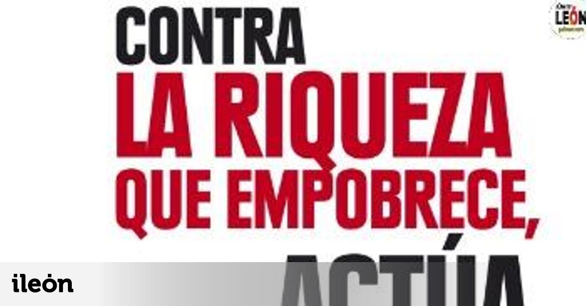 Las ONG de León piden actuar contra la riqueza que empobrece