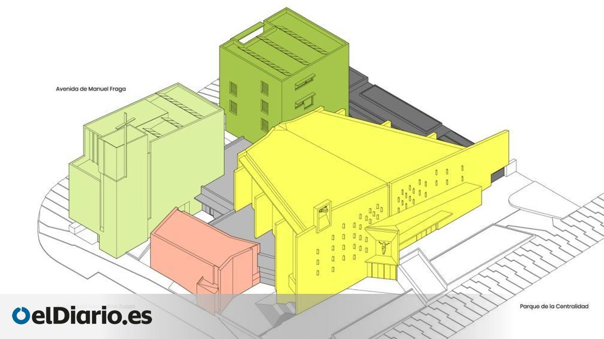 Templo, pisos y auditorio: el proyecto de la Iglesia en la parcela que ...