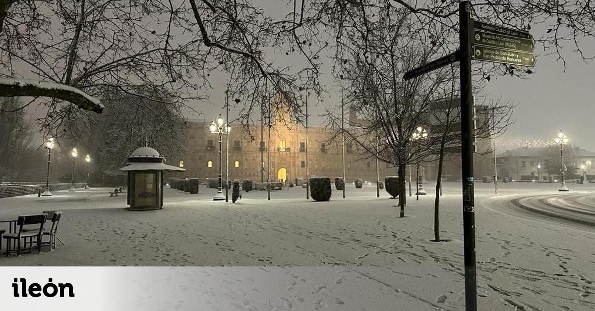 Nieve en León: La nieve cubre la provincia de León