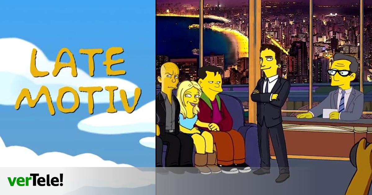 Late Motiv transforma su cabecera como la de Los Simpson para ...