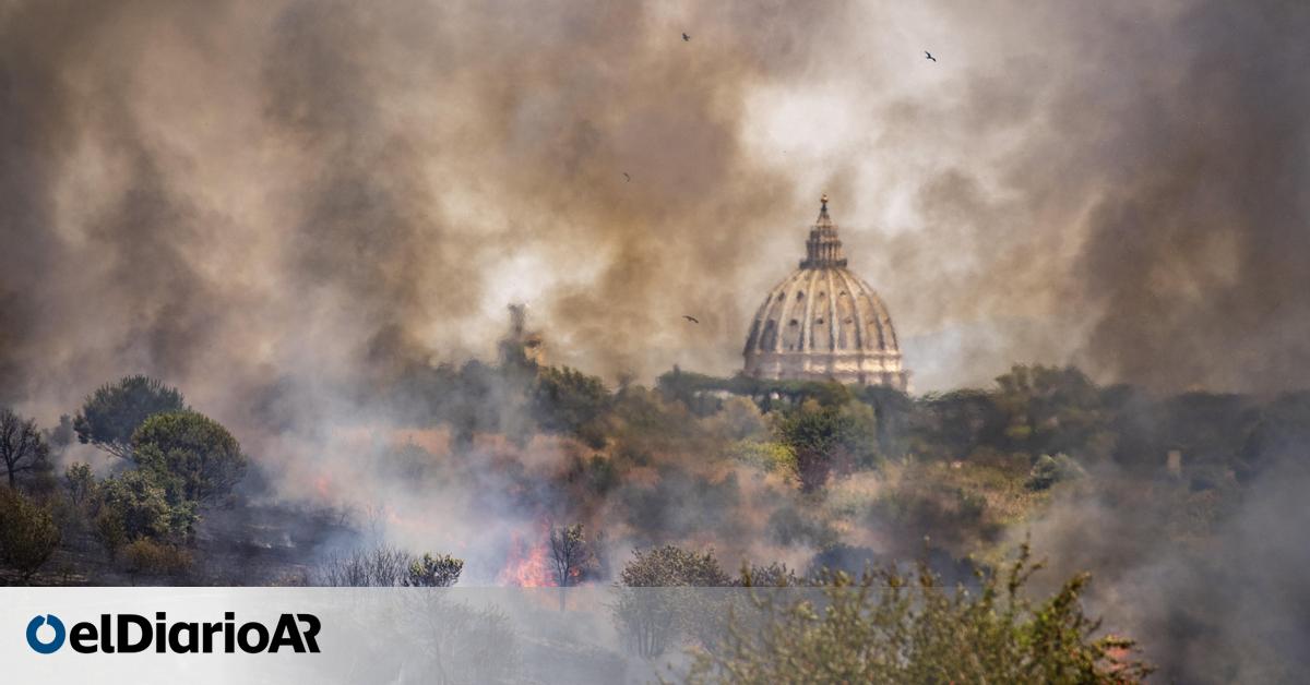 Roma: asediada por los incendios y la basura