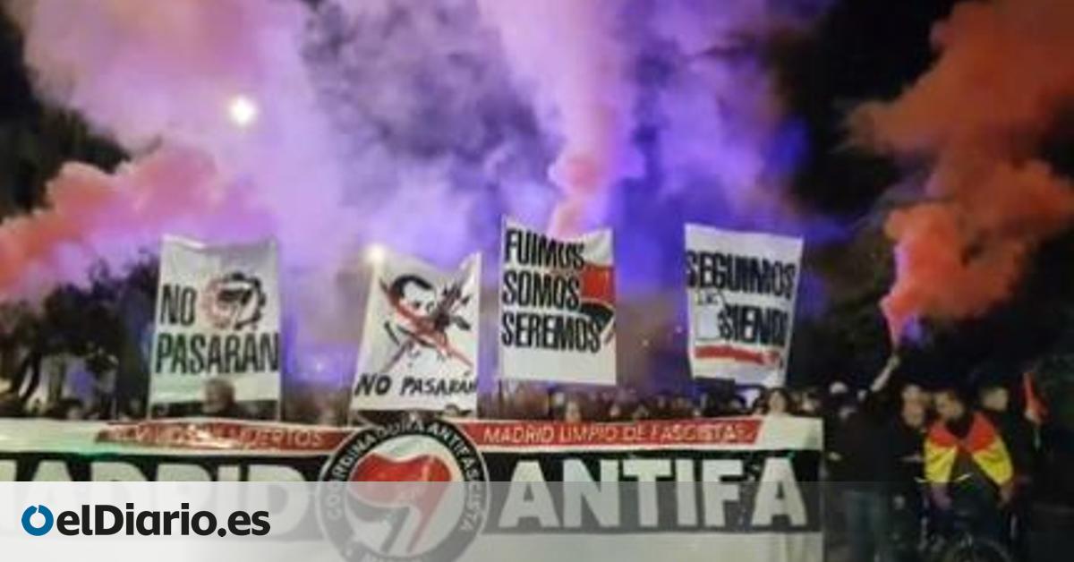 Una manifestación antifascista recorre Madrid: "Que viva la lucha de la ...