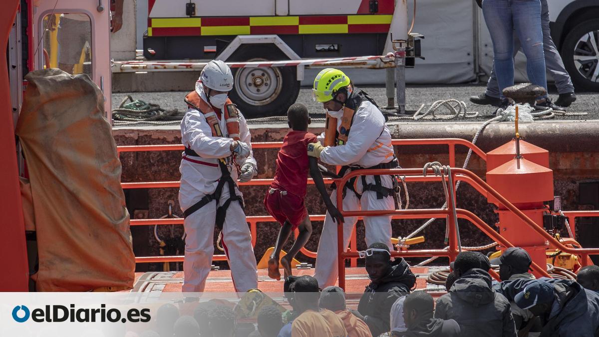 Caen un 63% las llegadas de migrantes en patera o cayucos a Canarias en ...