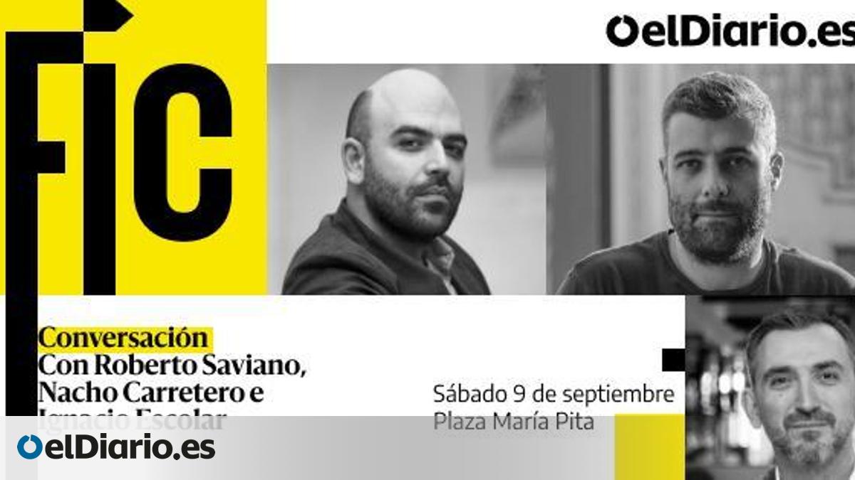 Roberto Saviano charla con Nacho Carretero e Ignacio Escolar, en el ...
