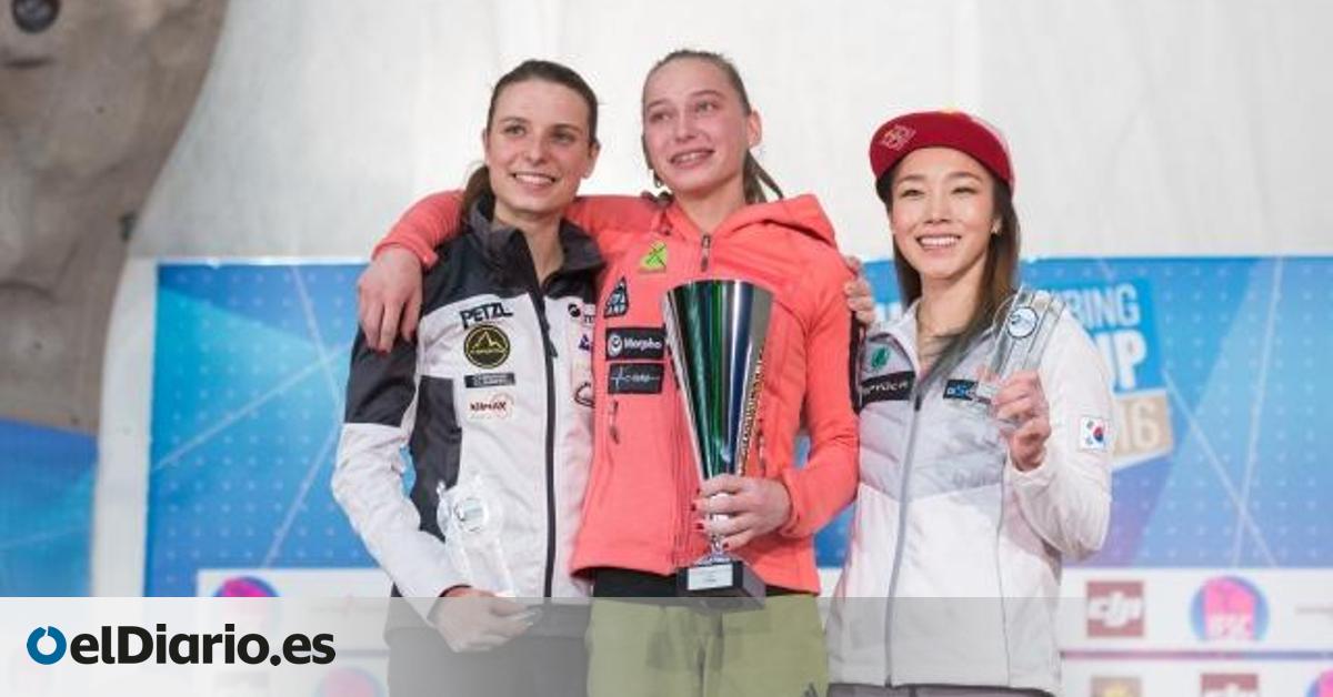 Los eslovenos Domen Skofic y Janja Garnbret, campeones del Mundo de ...