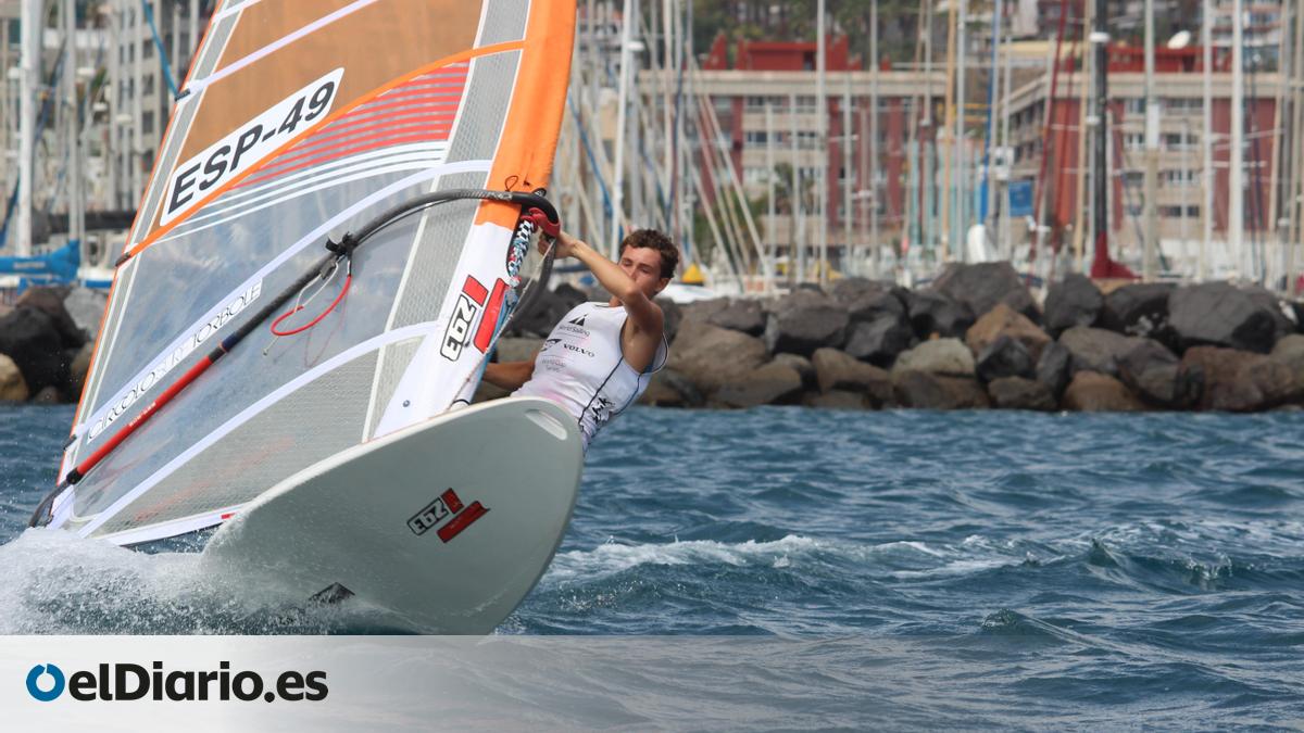 El canario Bruno Barbara, bicampeón del mundo de vela