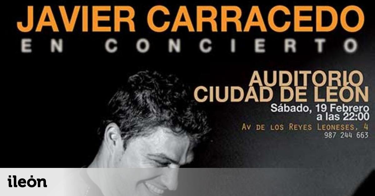 Javier Carracedo, en el Auditorio Ciudad de León