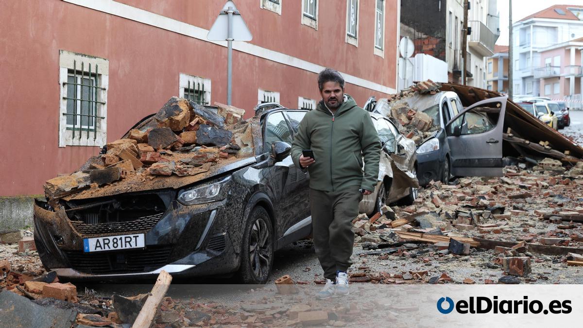 Cuatro fallecidos por el temporal en Portugal