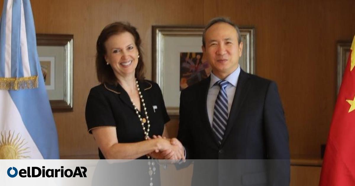 Diana Mondino se reunió con el embajador de China y distendió la ...
