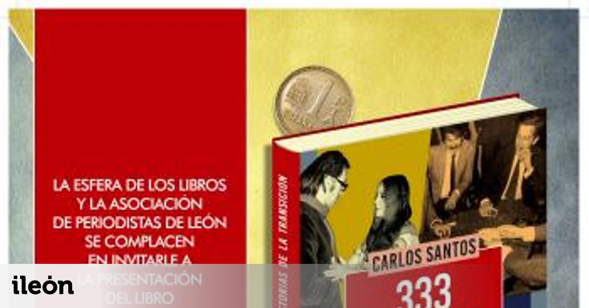 Carlos Santos presentará en León su libro '333 historias de la Transición'