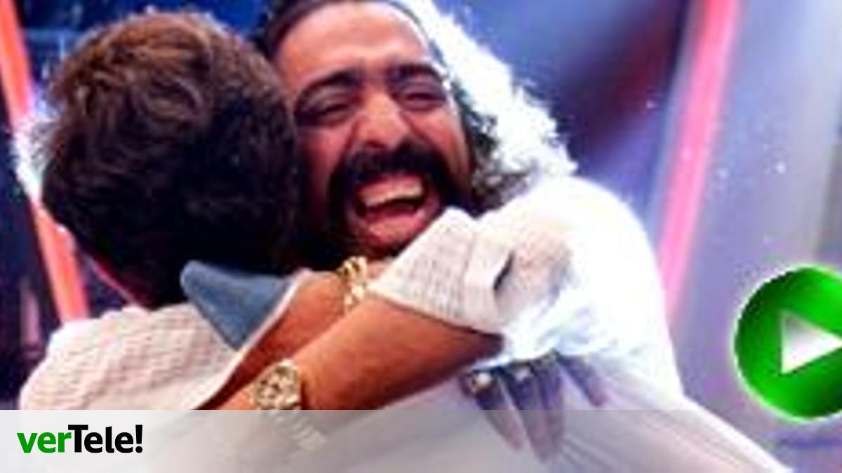 Polémica visita del 'efusivo' Diego el Cigala a 'El Hormiguero'
