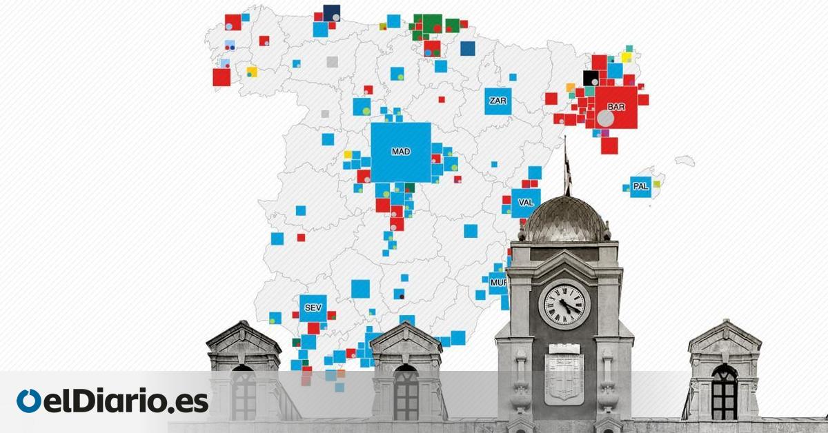 El nuevo mapa del poder municipal: consulta los nuevos alcaldes y los ...