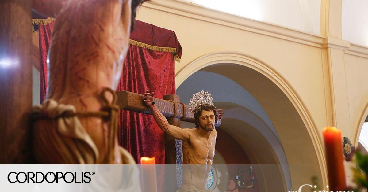 San Dimas ya conversa con el Cristo de la Oración y la Caridad