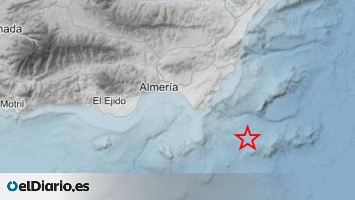 Un terremoto frente a la costa de Almería de magnitud 5,5 se hace notar ...