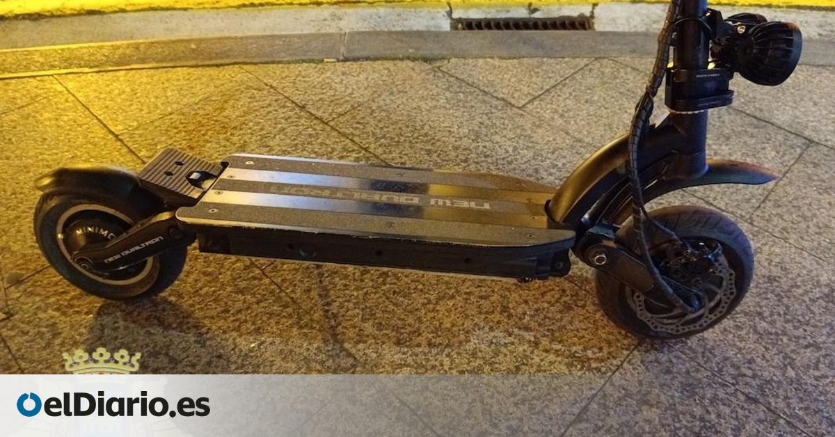 Inmovilizan dos patinetes modificados con dos motores para poder ...