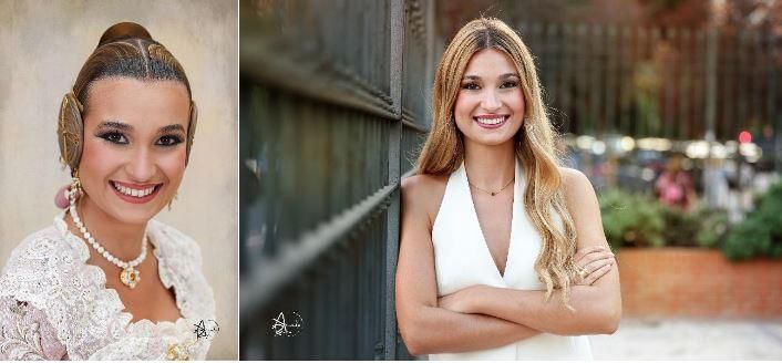 Berta Peiró García y Lucía García Rivera, falleras mayores de València 2025