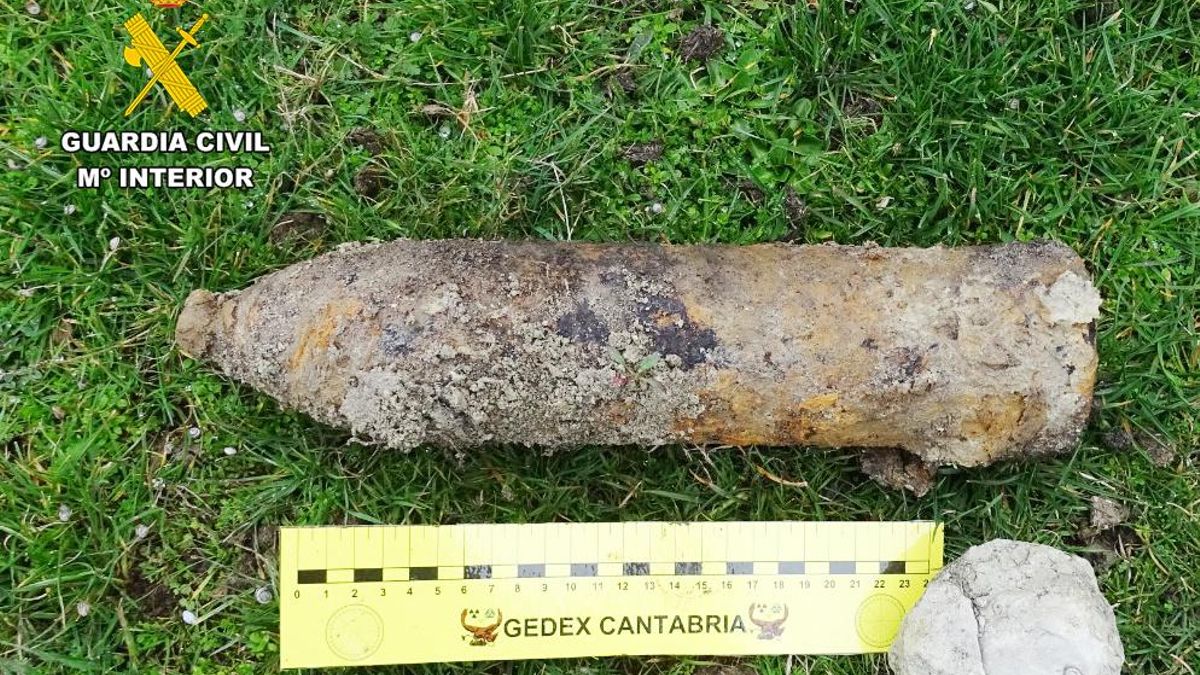 Destruido un proyectil de artillería de la Guerra Civil en el páramo de ...