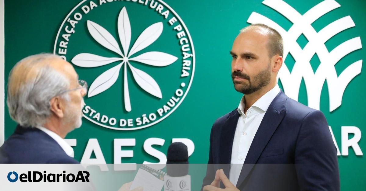 El hijo de Bolsonaro respaldó el "plan motosierra" de Milei para "terminar con los privilegios ...