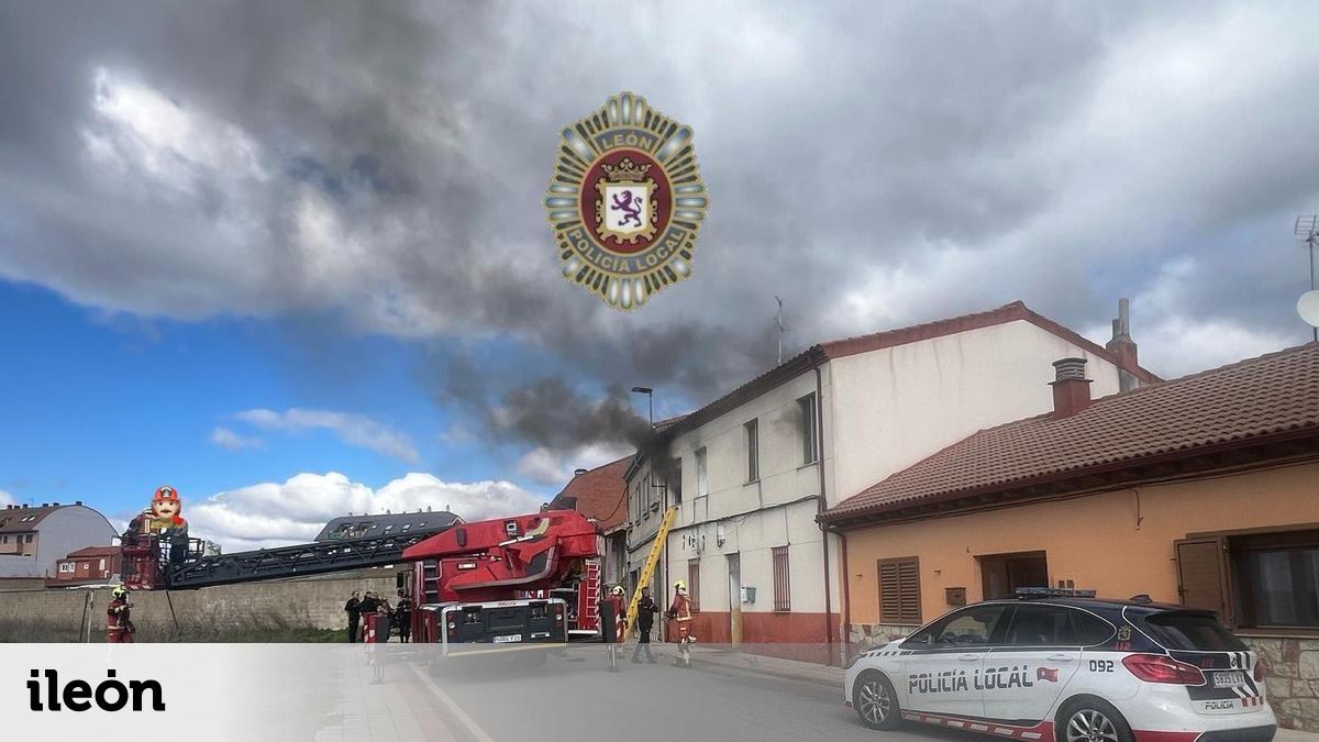 Rescatan a una mujer atrapada en un incendio desatado en una vivienda ...