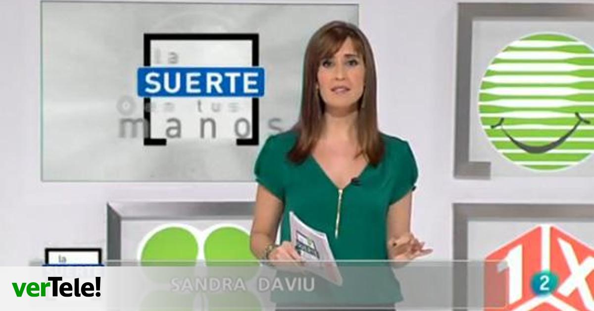 Sandra Daviú vuelve a la TV con "La suerte en tus manos"