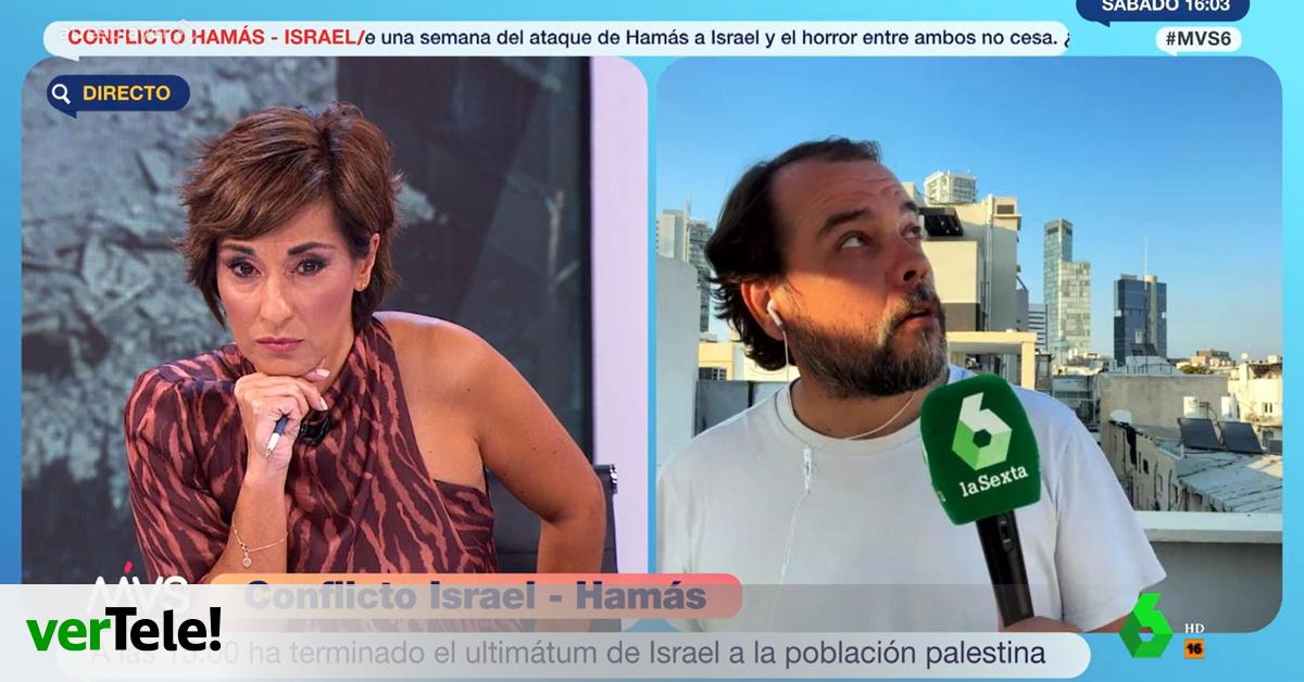Tensa crónica de un reportero de laSexta desde Israel: "Ante todo ...