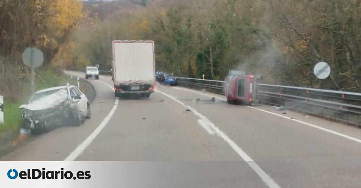 Accidente mortal en la carretera del Puerto de Pajares a la altura de ...