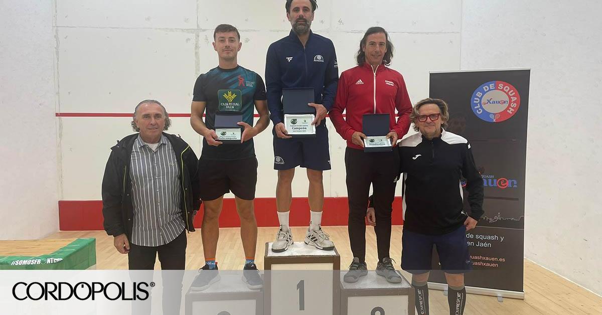 Gabriel Merchán, bronce andaluz para el squash cordobés