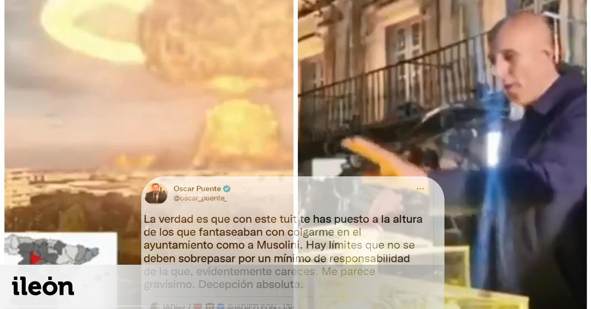 Un meme del alcalde de León dinamitando Valladolid genera una trifulca ...