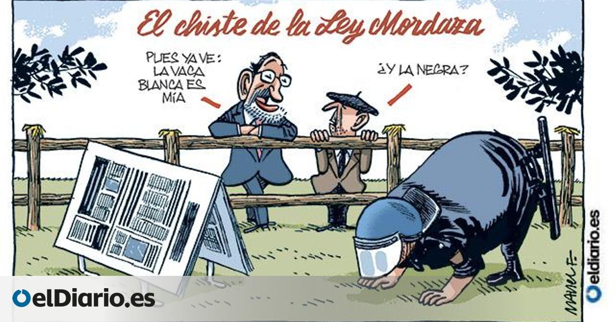 El chiste de la Ley Mordaza
