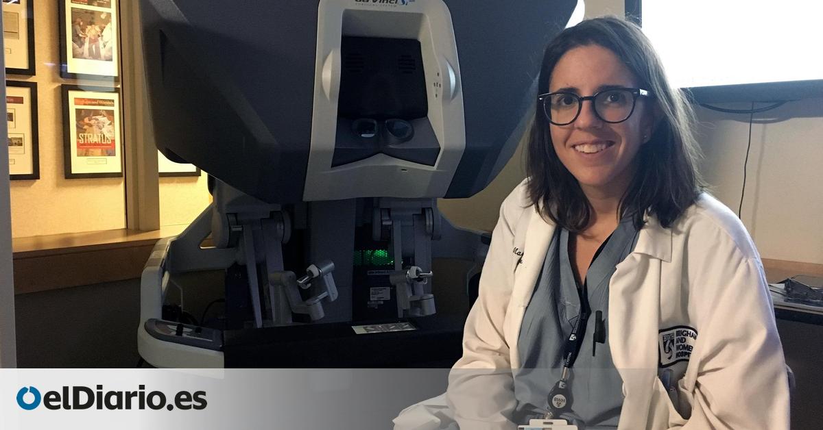 María Rodríguez, cirujana torácica: "El robot no opera por ti"