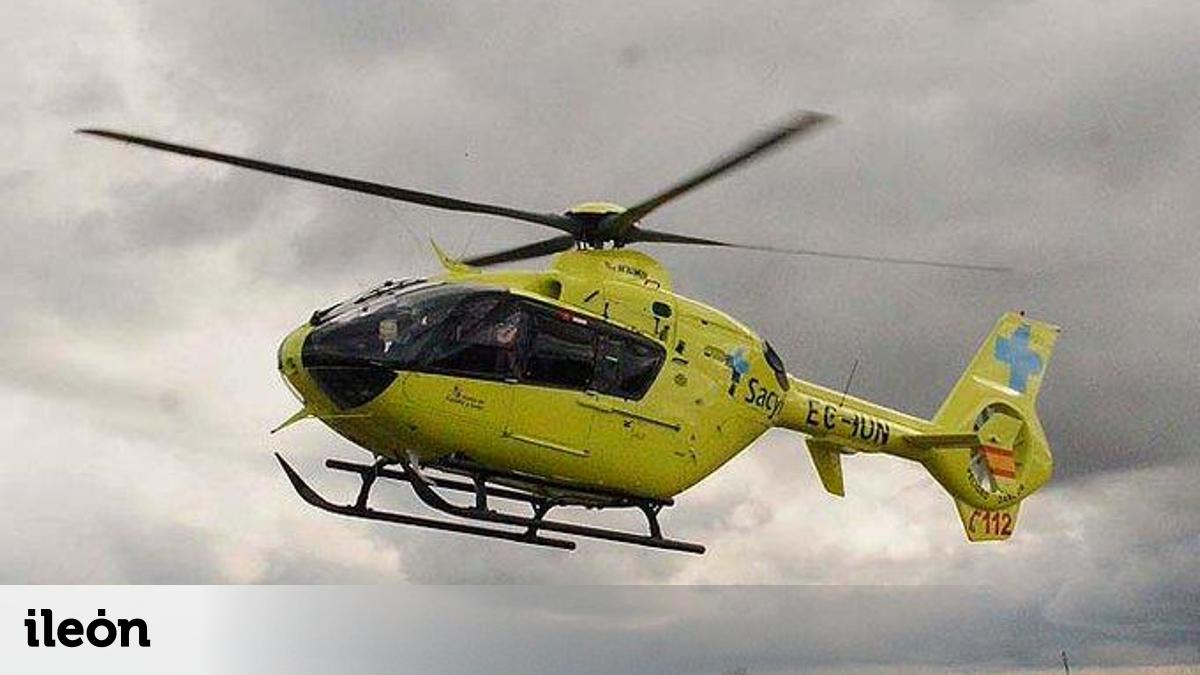 Movilizan el helicóptero de urgencias por una herida grave en un ...