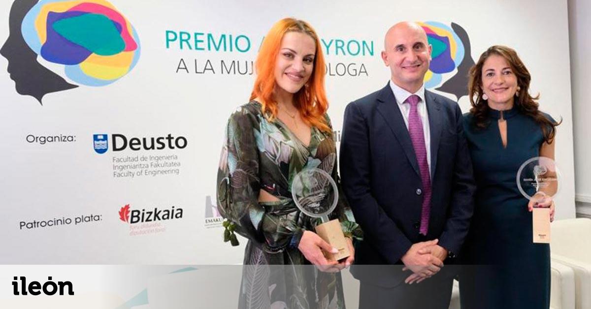 La astronauta leonesa Sara García recibe el premio Ada Byron